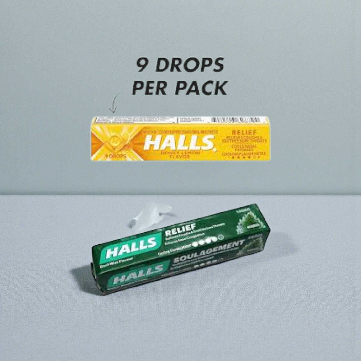 Halls Mentho-Lyptus , 9 Count - pick your flavor - Pick your flavor