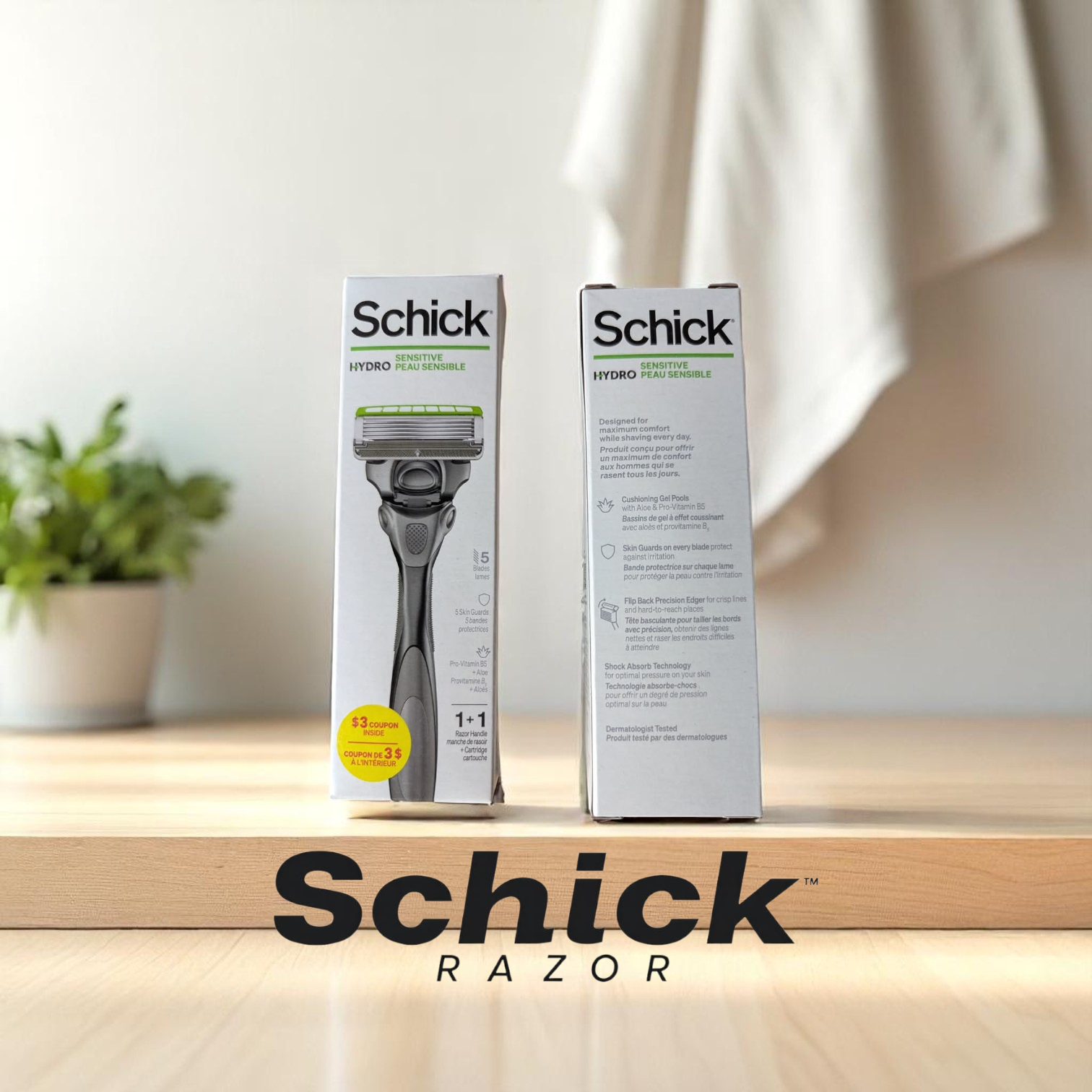 Schick Men's razors - 5 blade sensitive