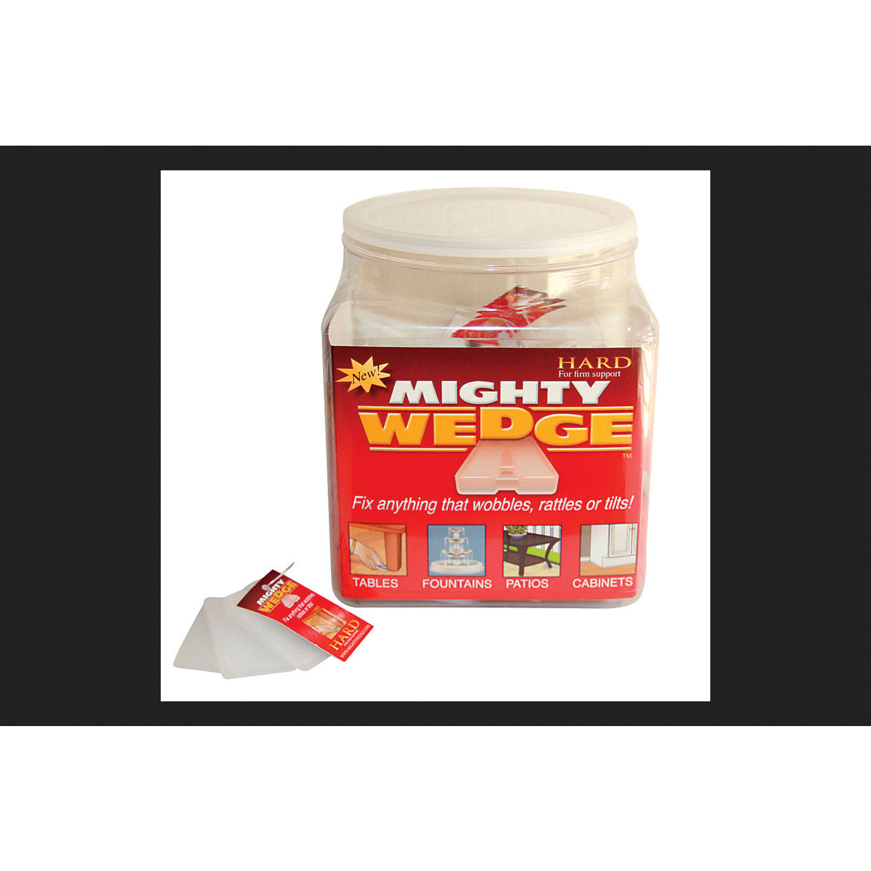 Mighty Wedge Clear hard - leveling wedges - 3 wedges